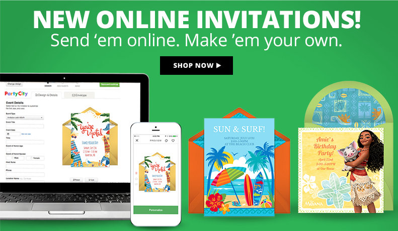 Invite Cards Party City