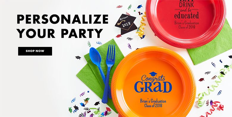 Graduation Party Supplies - 2018 Graduation Decorations & Ideas | Party ...