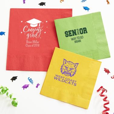 Personalized Graduation Napkins, Plates, Cups & Balloons | Party City